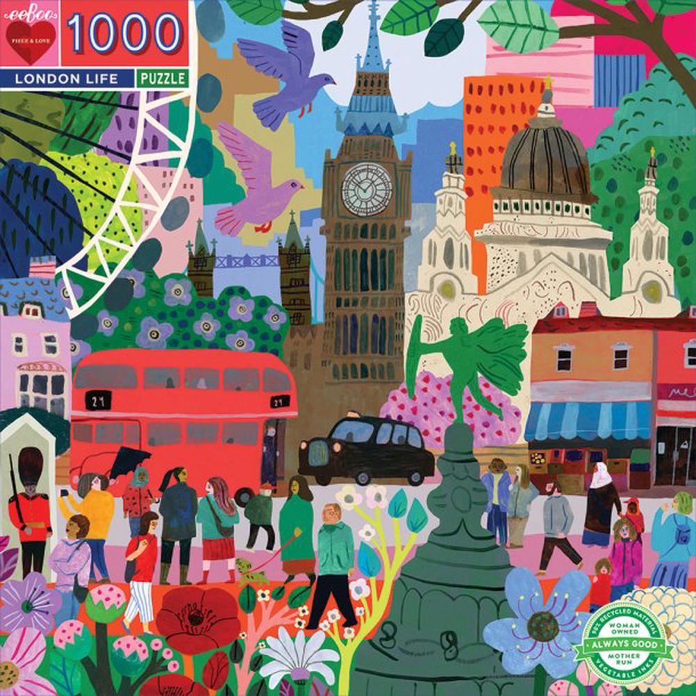 eeBoo London Life Puzzle, 1000 Piece | Buy online at The Nile