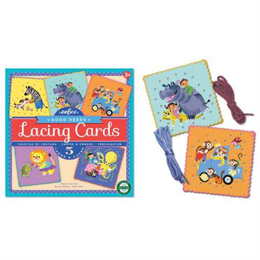 eeBoo Good Deeds Lacing Cards | Buy online at The Nile