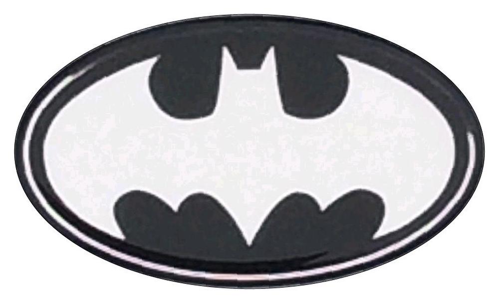 Fan Emblems Batman - Logo Premium Car Emblem (Chrome & Black) | Buy ...