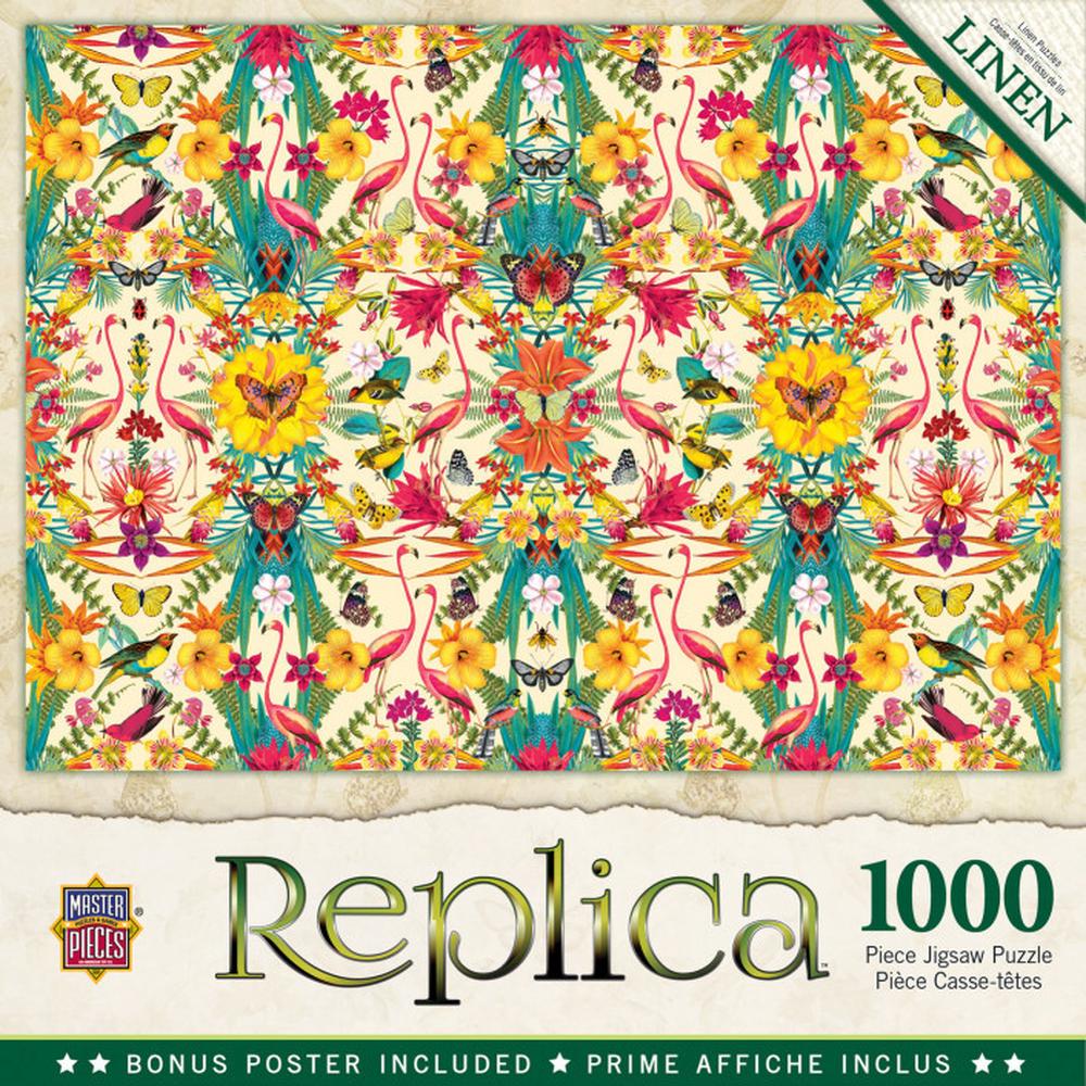 Masterpieces Replica Jigsaw Puzzle, 1000 Piece - Flamingos | Buy online ...