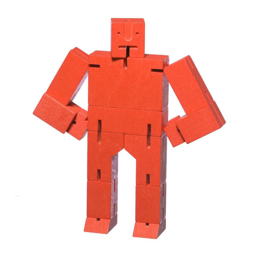 Areaware Cubebot Small Robot Toy (Red) | Buy online at The Nile