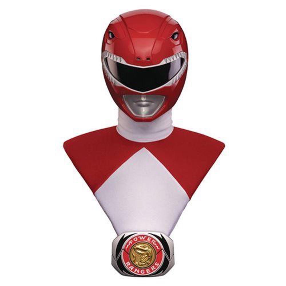Pop Culture Shock Power Rangers - Red Ranger Life Size 1:1 Scale Bust ...