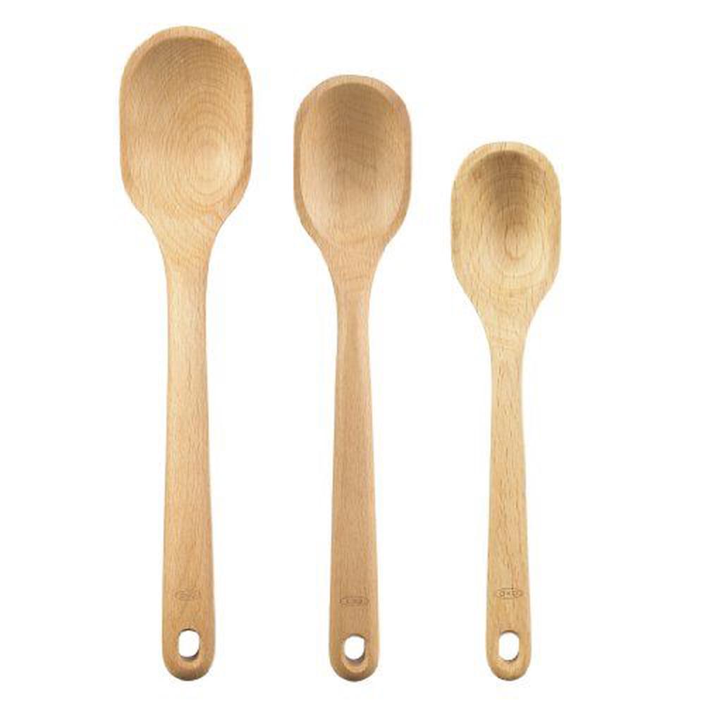 OXO Good Grips Wooden Spoon Set, 3-Piece | Buy online at The Nile