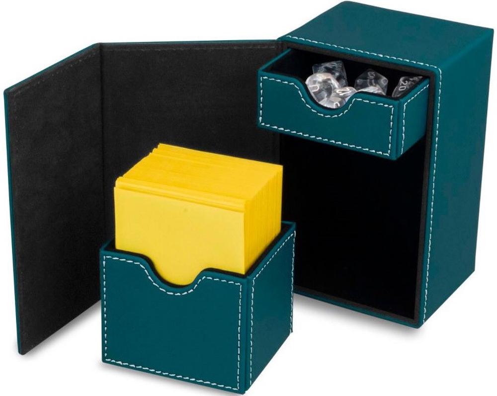 BCW Deck Vault Box LX, Holds 80 Cards (Teal) | Buy online at The Nile