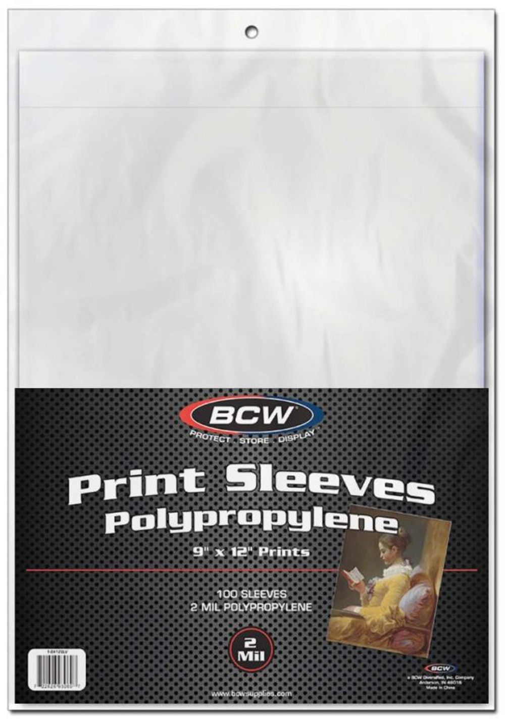 BCW Print Sleeves, 100 Piece - 9x12 inches | Buy online at The Nile
