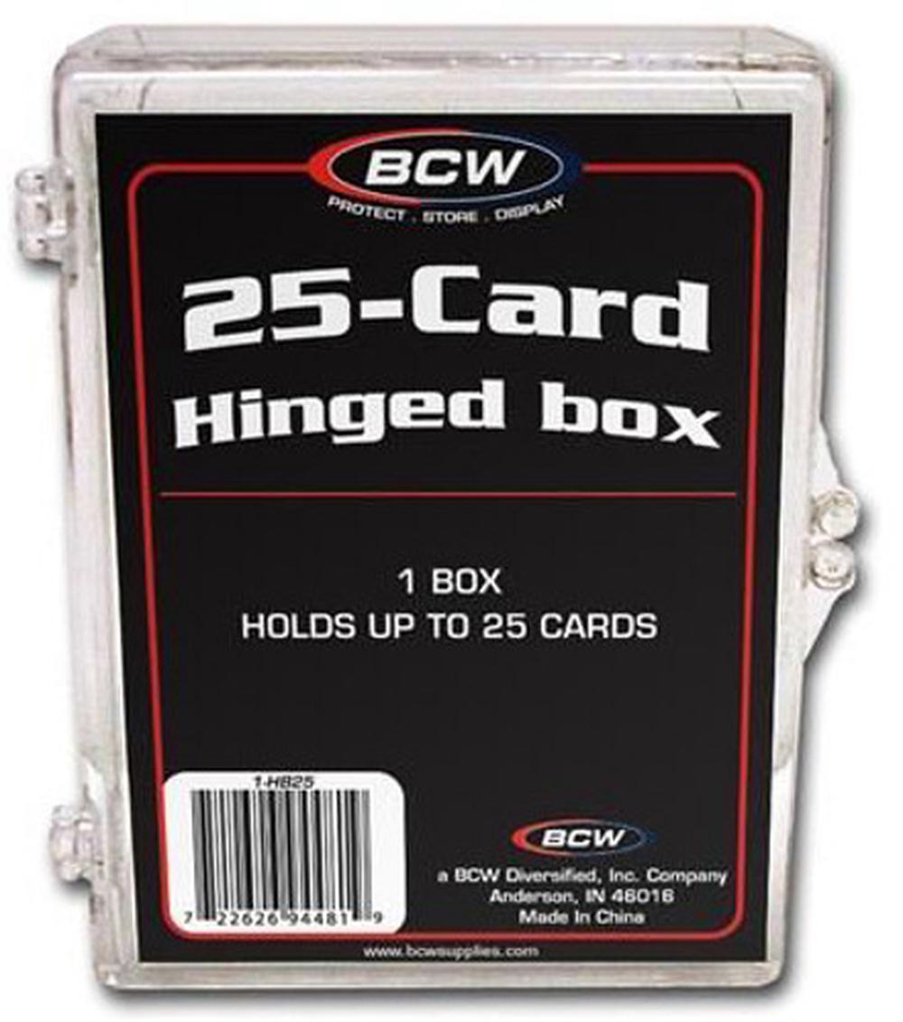 BCW 25-Count Card Hinged Box | Buy online at The Nile