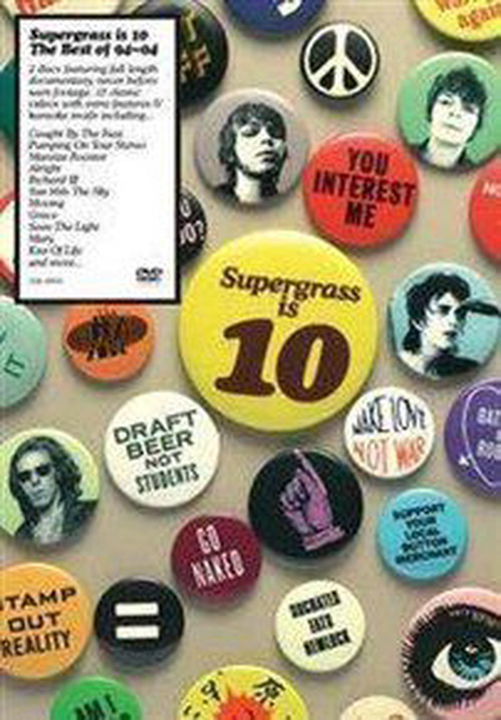 Supergrass: Supergrass is 10 - The Best of Supergrass 1994-2004, DVD ...