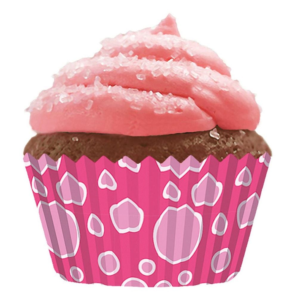 CCC Mini Baking Cups, 32 Piece (Pink Dots) | Buy online at The Nile