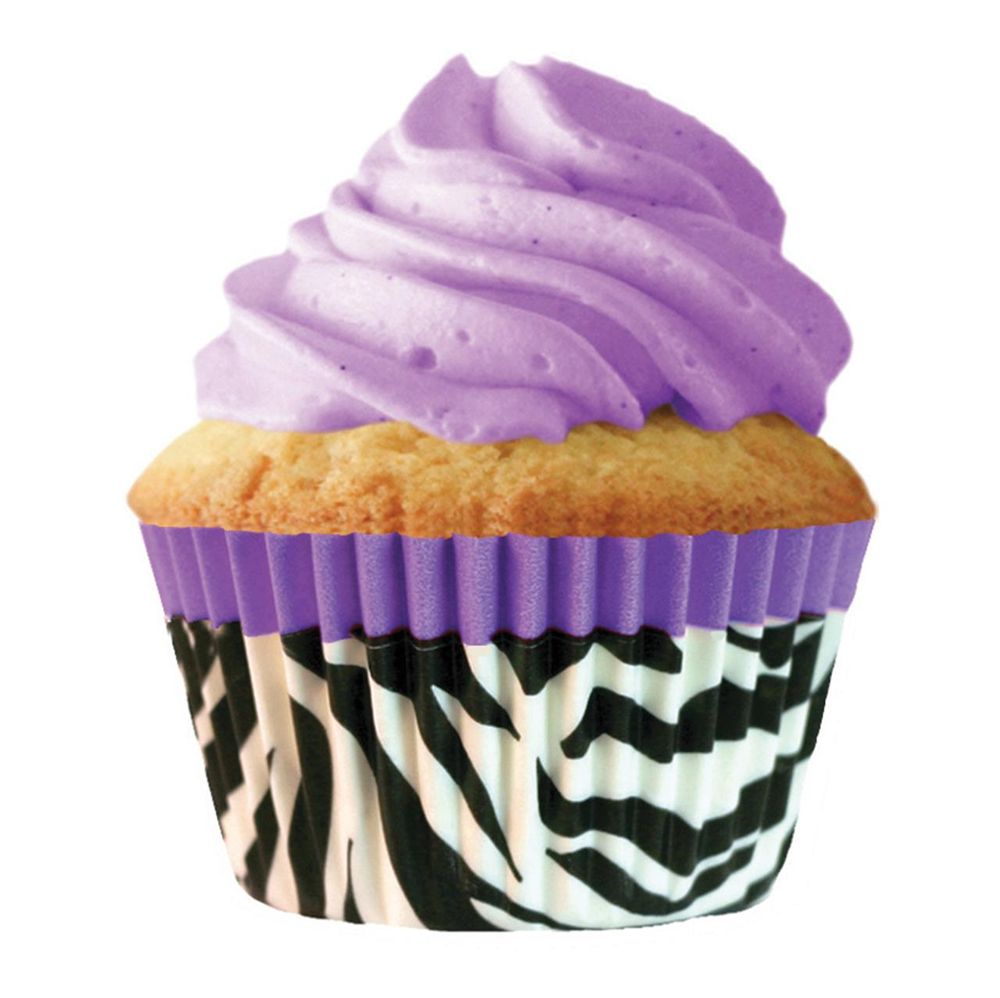 CCC Baking Cups, 32 Piece (Purple Zebra) | Buy online at The Nile