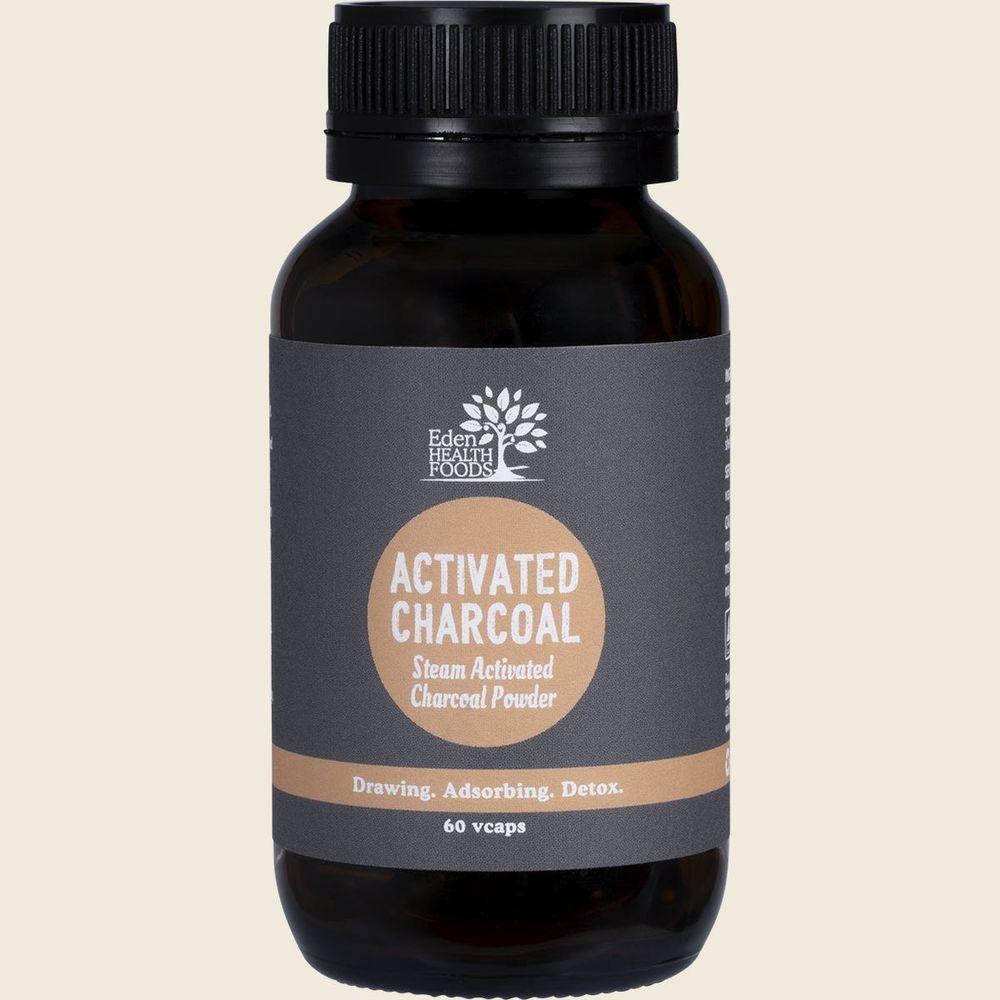 Eden Healthfoods Activated Charcoal Steam Activated Charcoal Powder, 50 ...