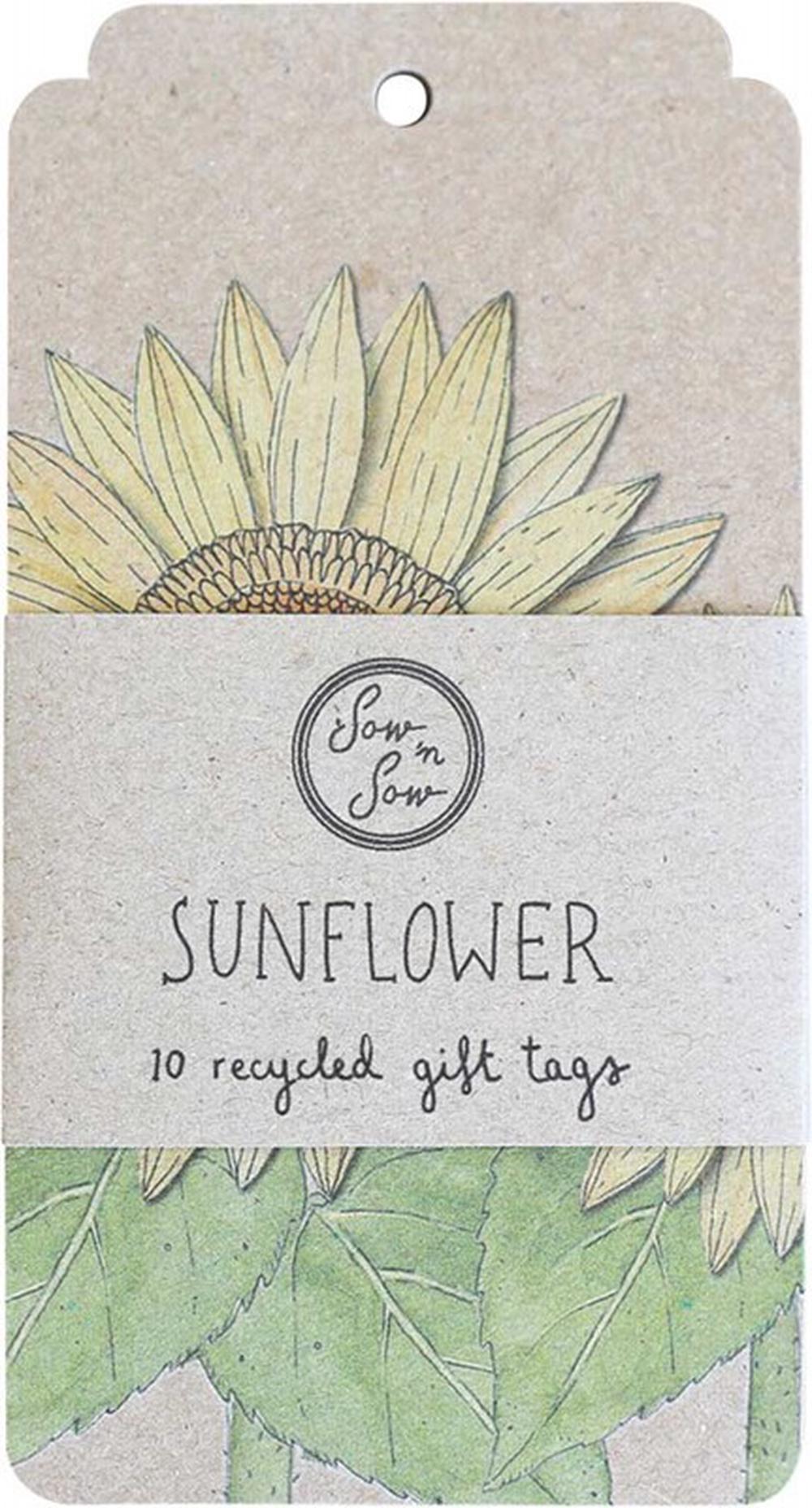 Sow 'n Sow Recycled Gift Tags, 10 Pack (Sunflower) | Buy online at The Nile