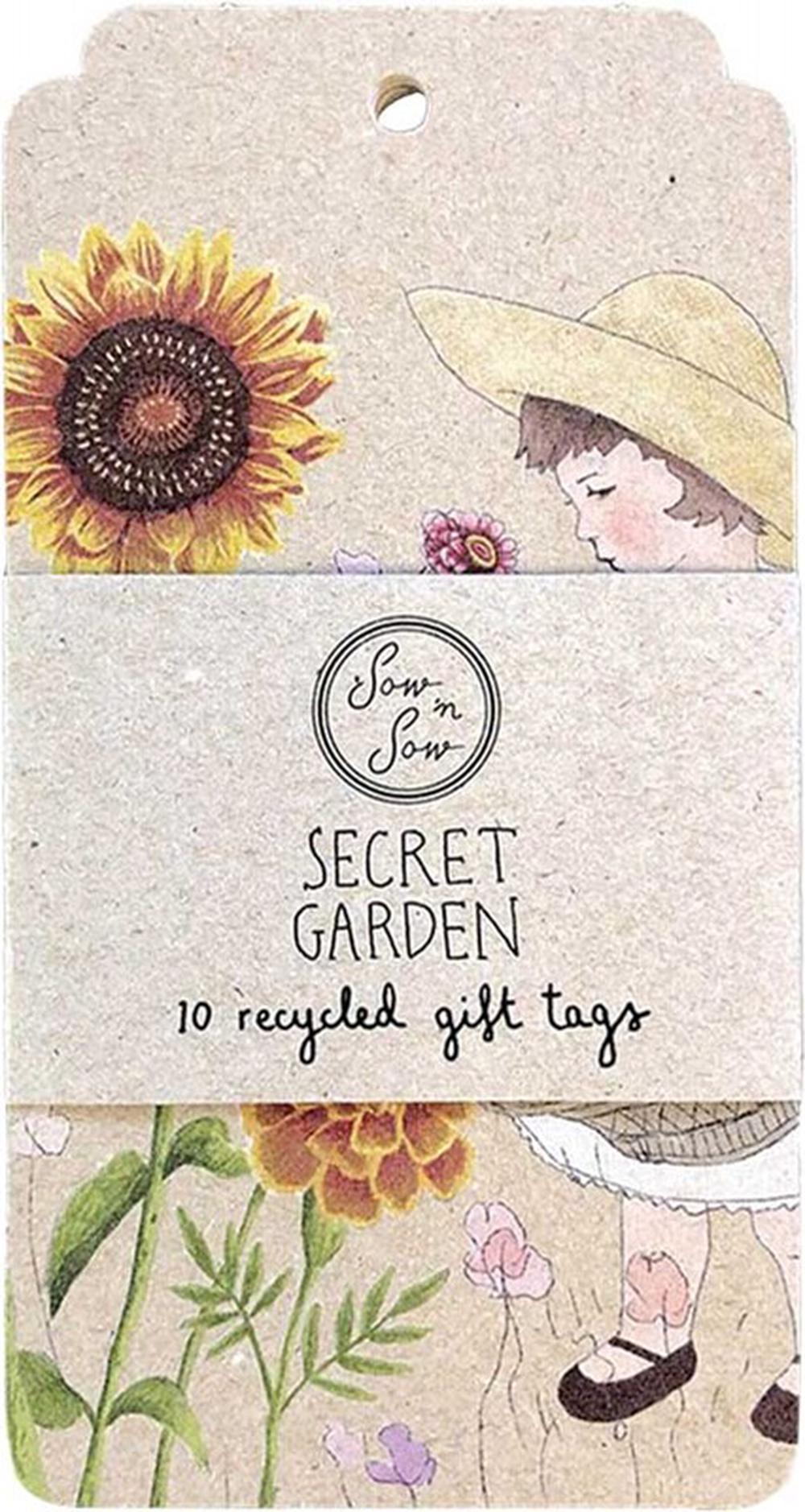 Sow 'n Sow Recycled Gift Tags, 10 Pack (Secret Garden) | Buy online at ...