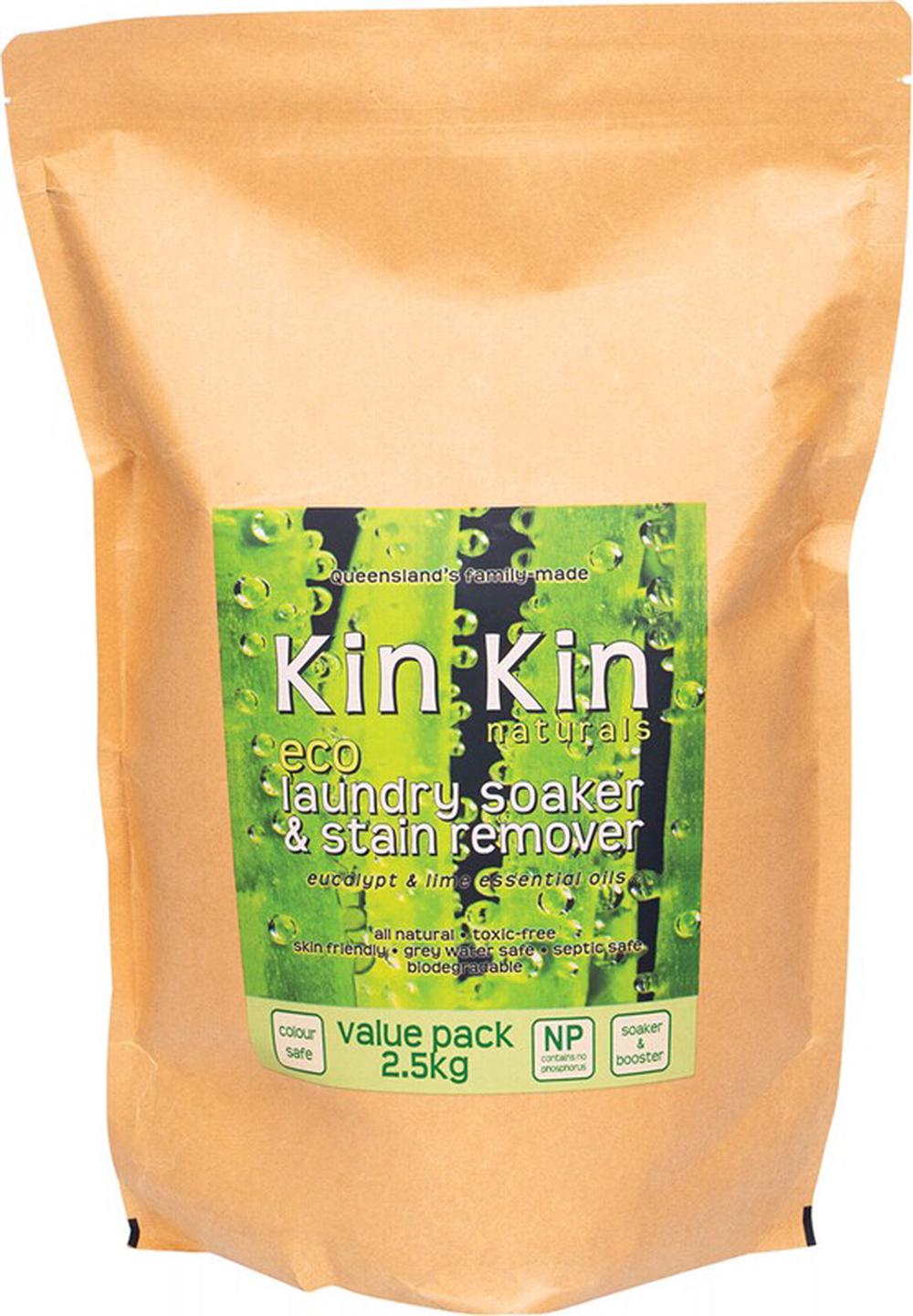 Kin Kin Naturals Laundry Soaker & Stain Remover (Lime & Eucalyptus) - 2 ...