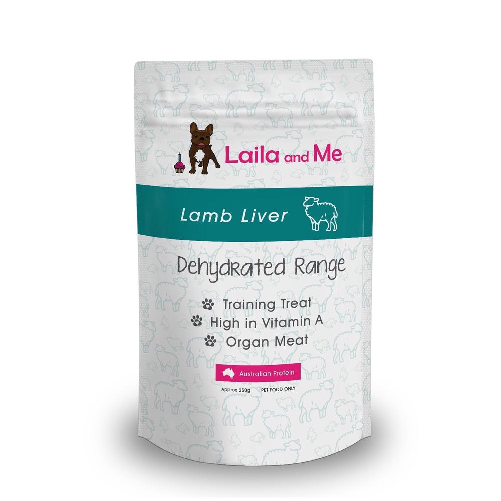 Laila & Me Dehydrated Australian Lamb Liver Cat & Dog Treats - 250g ...