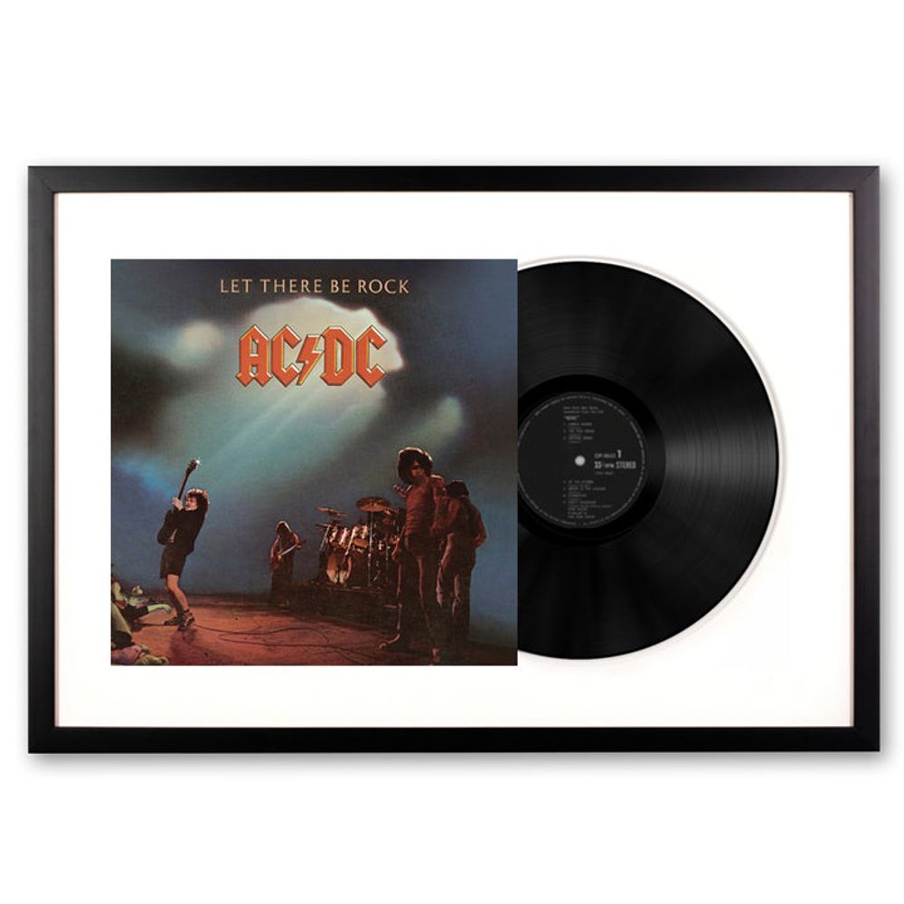 Vinyl Art Framed AC/DC - Let there Be Rock Vinyl Album Art | Buy online ...