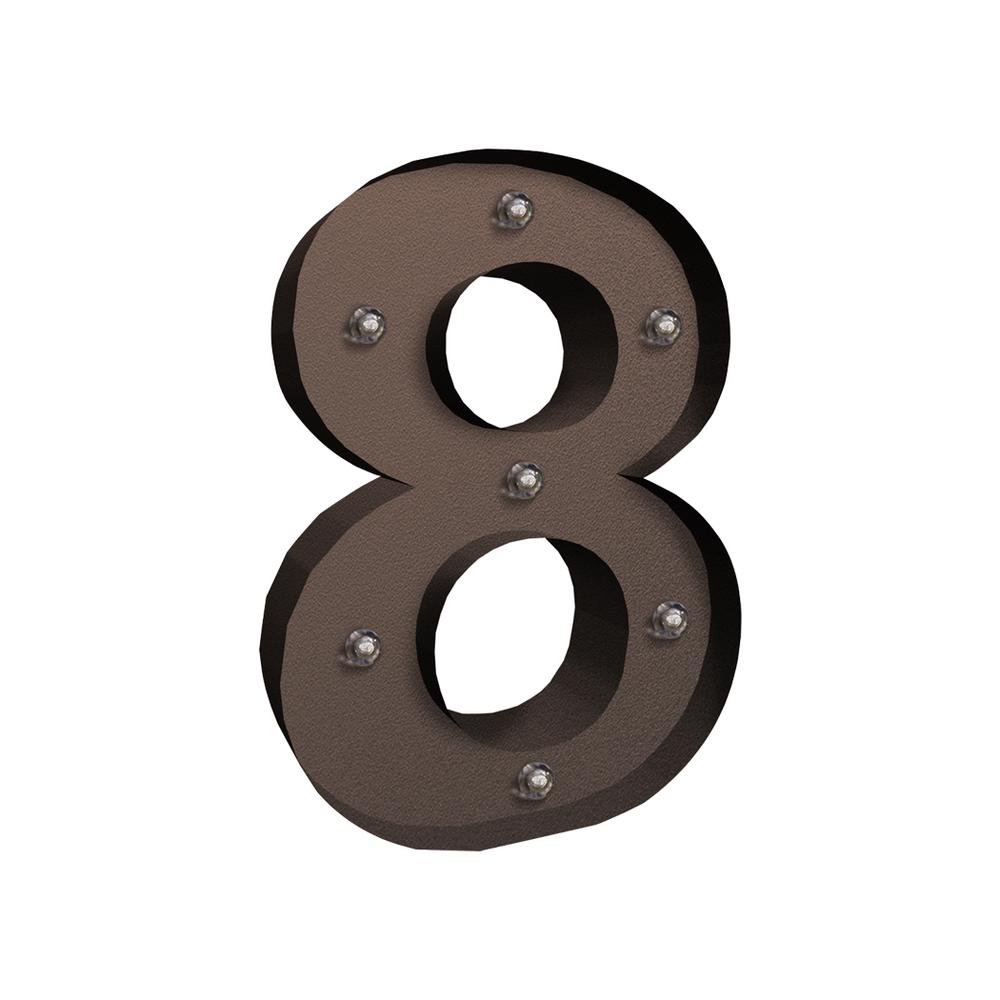 Sello LED Metal Letter Light (Number 8) | Buy online at The Nile