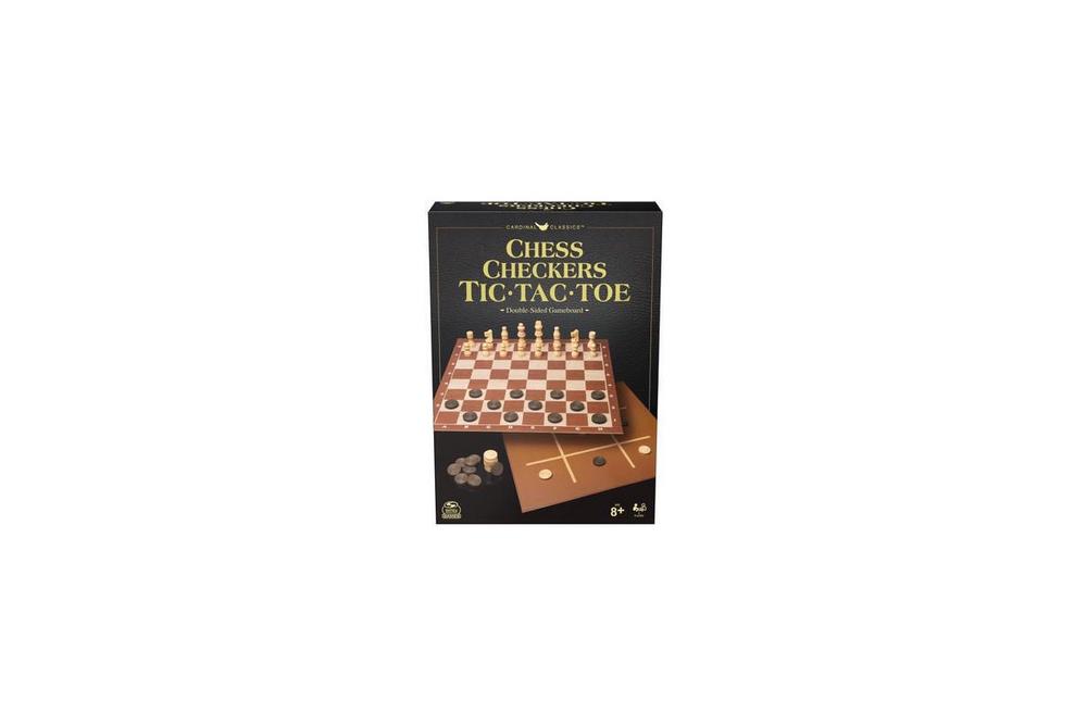 Spin Master Classic Games Chess, Checkers & Tic Tac Toe | Buy online at ...
