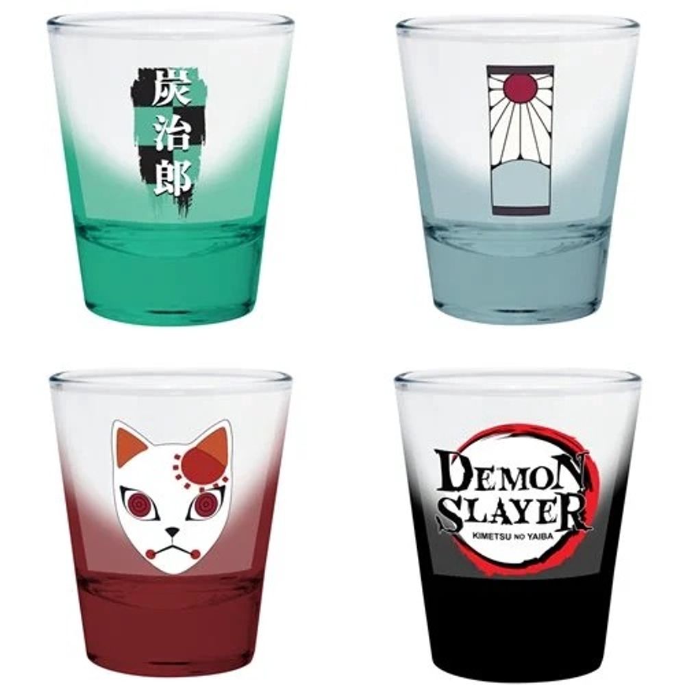 Abysse America Demon Slayer - Tanjiro Shot Glass, Set of 4 | Buy online ...
