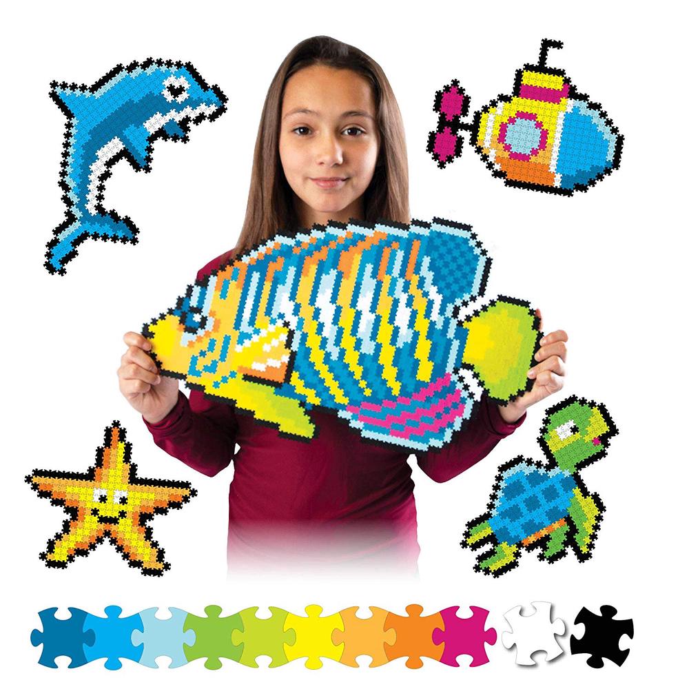 Fat Brain Toys Jixelz - Under the Sea Jigsaw Puzzle, 1500 Piece | Buy ...