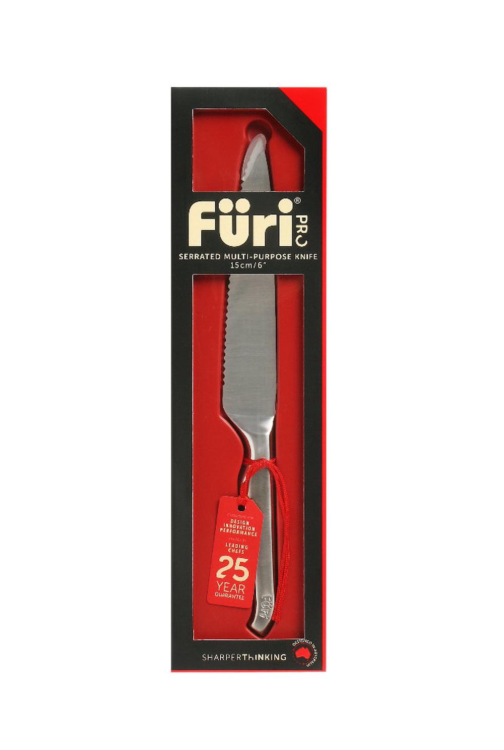 Furi Pro Serrated Multi Purpose Knife - 15cm | Buy online at Well Cooked