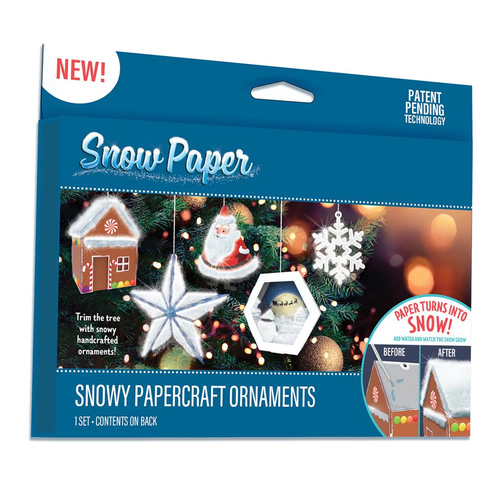 Snow Paper Snowy Papercraft Ornaments | Buy online at The Nile