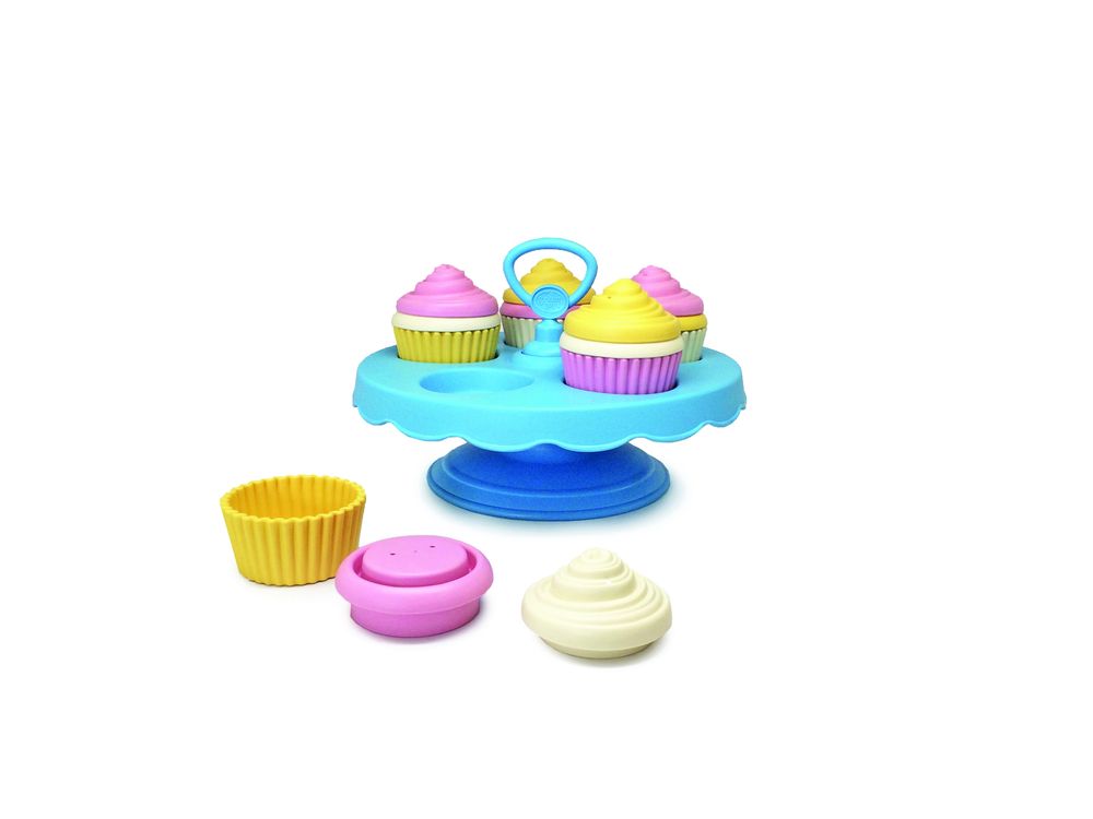 Green Toys Cupcake Playset, 16 Piece | Buy online at The Nile