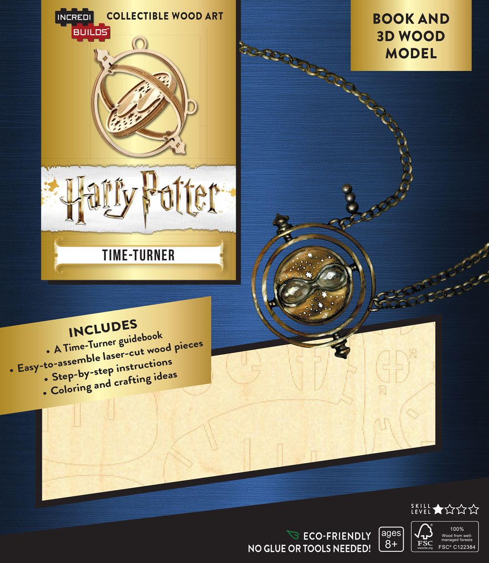 Incredibuilds Harry Potter - Time Turner Book And 3D Wood Model | Buy ...