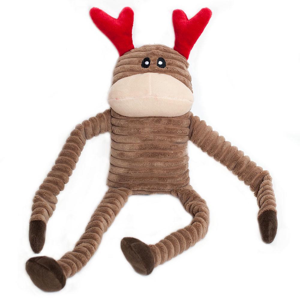 Zippy Paws Christmas Crinkle Dog Plush Toy (Reindeer) - Large | Buy ...
