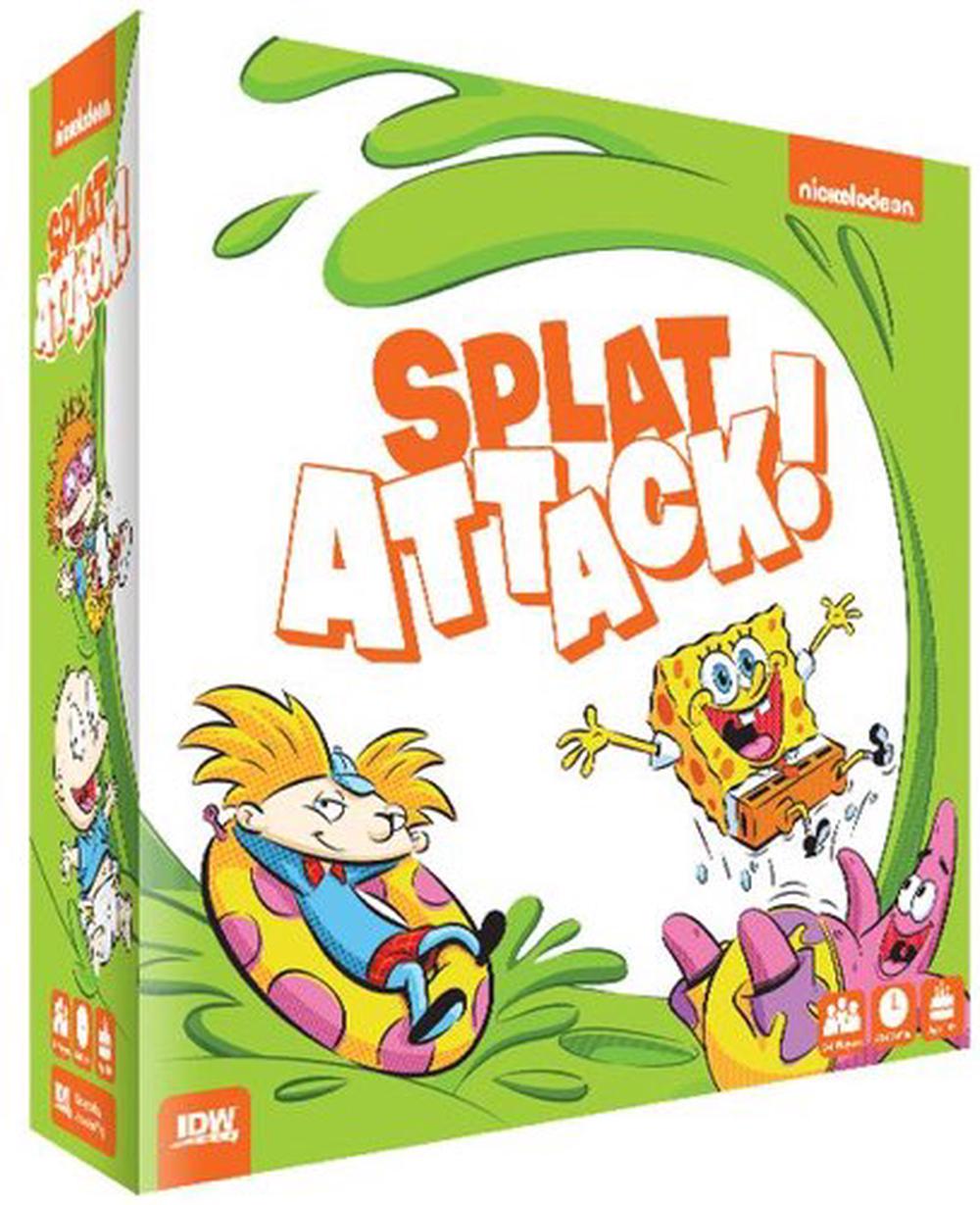 IDW Nickelodeon Splat Attack Board Game | Buy online at The Nile
