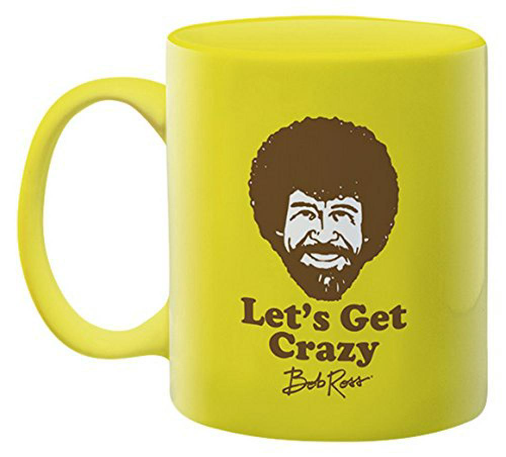 Aquarius Ceramic Mug (Let's Get Crazy Bob Ross) | Buy online at The Nile