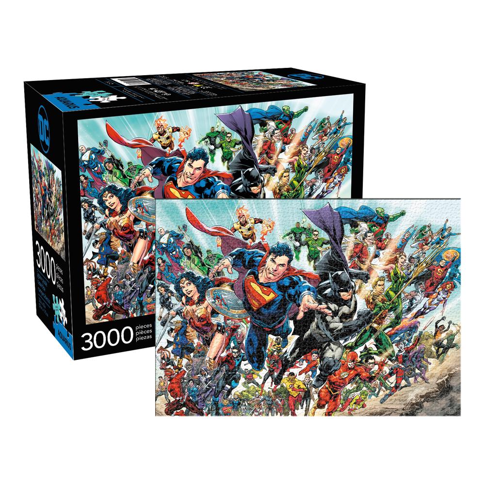 NMR DC Comics - Cast Jigsaw Puzzle, 3000pc | Buy online at The Nile