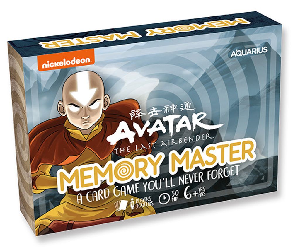 Aquarius Memory Master Card Game - Avatar The Last Airbender | Buy ...