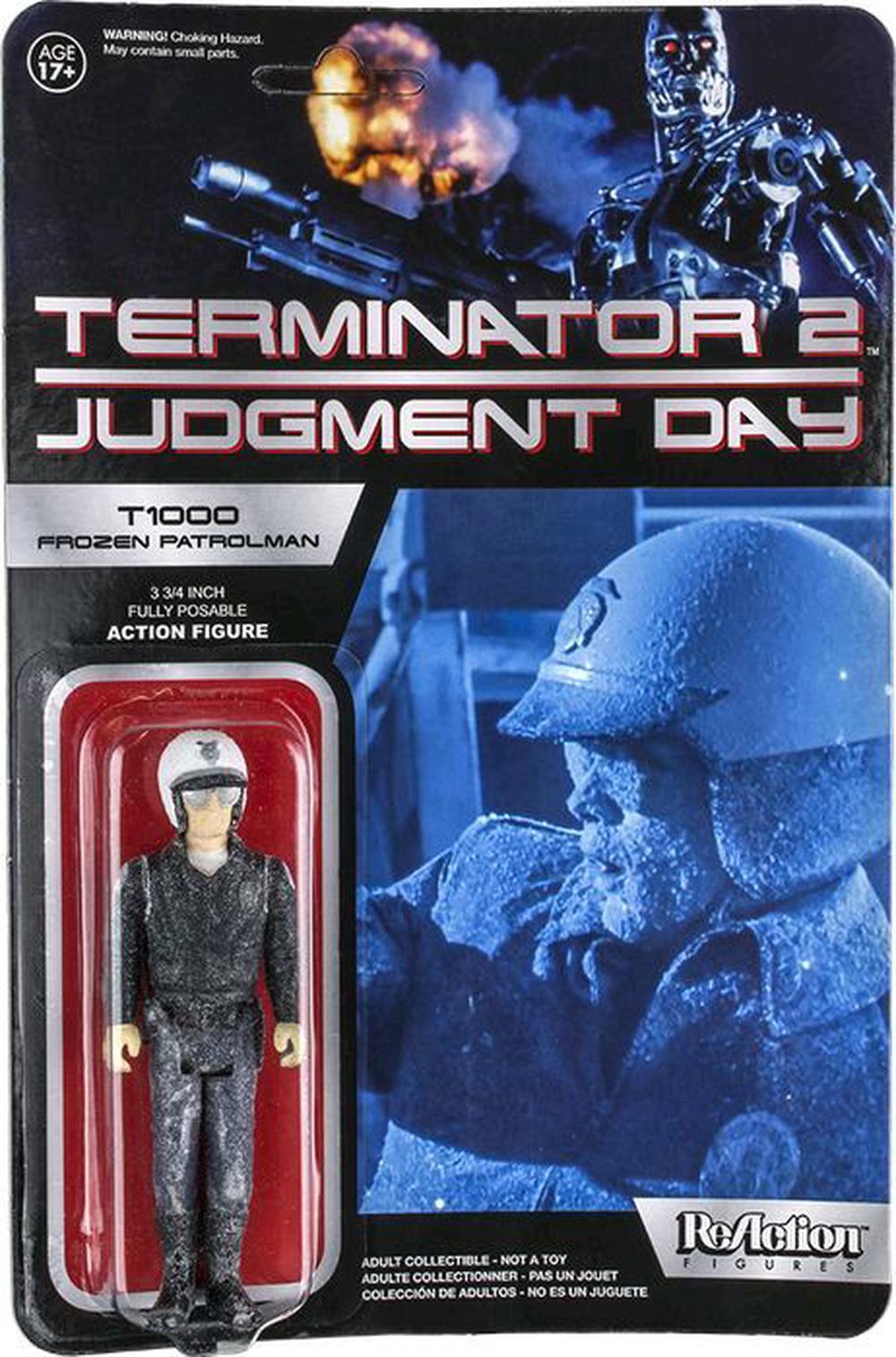 FunKo Terminator 2: Judgement Day - T-1000 Frozen Patrolman ReAction ...