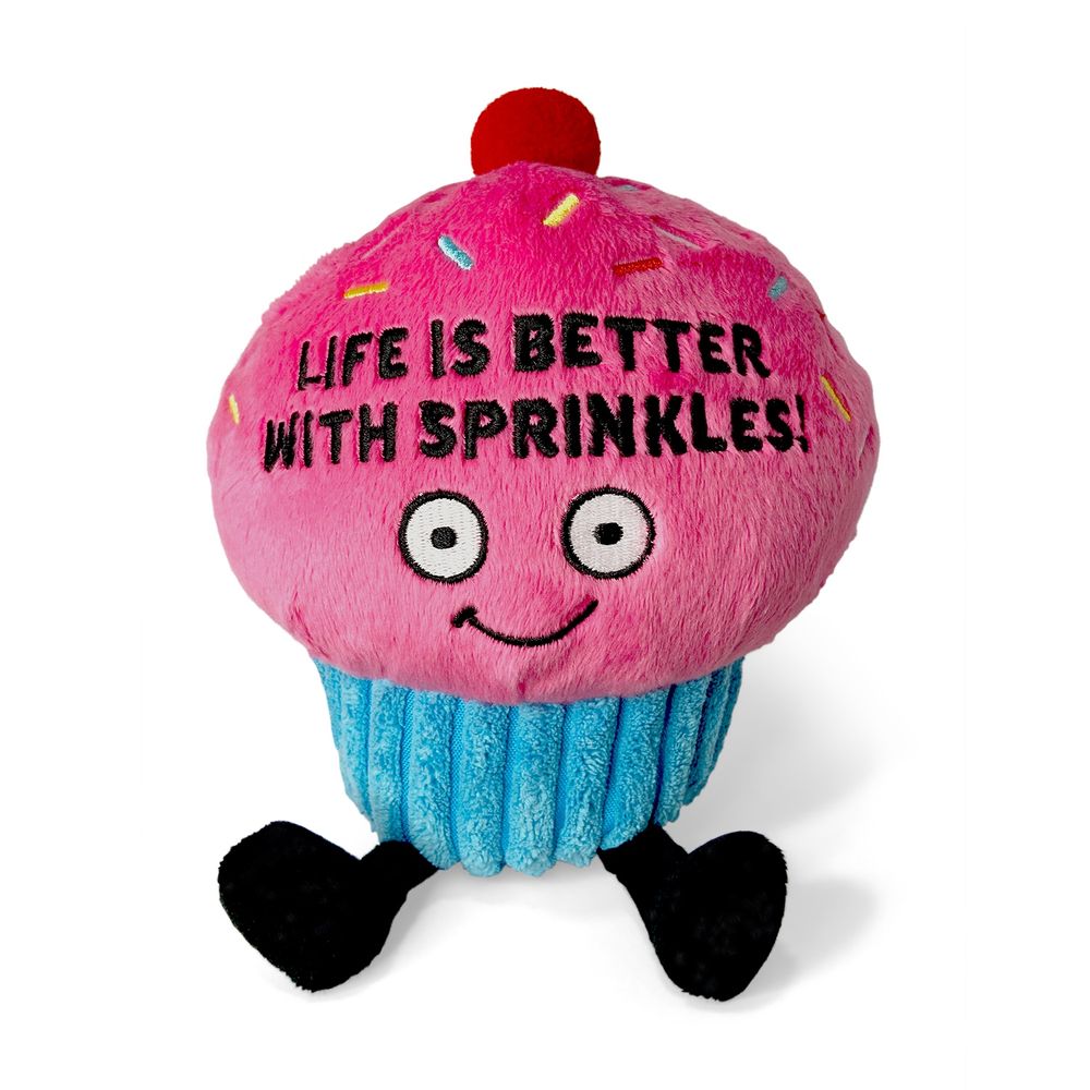 Punchkins "Life is Better with Sprinkles!" Cupcake Plush | Buy online ...