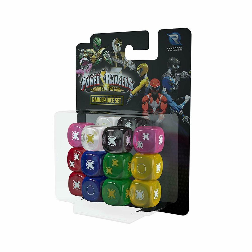 Renegade Game Studios Power Rangers: Heroes of the Grid - Ranger Dice ...