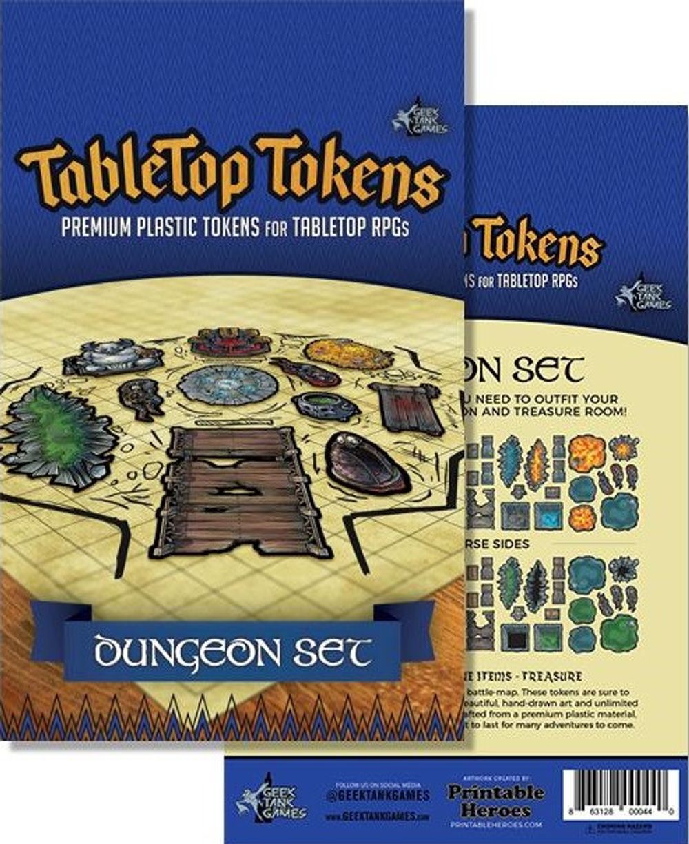 Geek Tank Games Tabletop Tokens - Dungeon Set | Buy online at The Nile