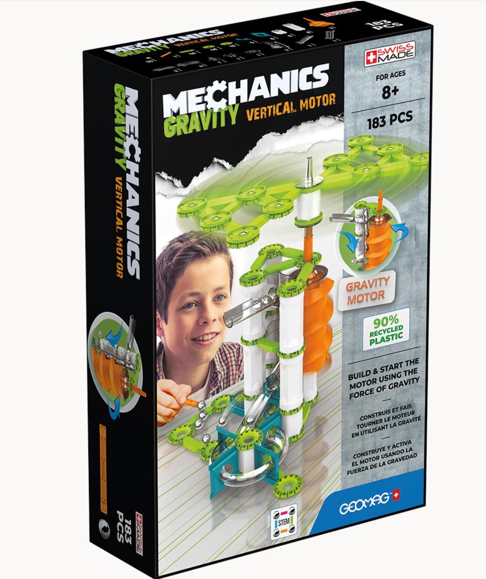 GEOMAG Mechanics Gravity: Vertical Motor, 183 Piece | Buy online at The ...