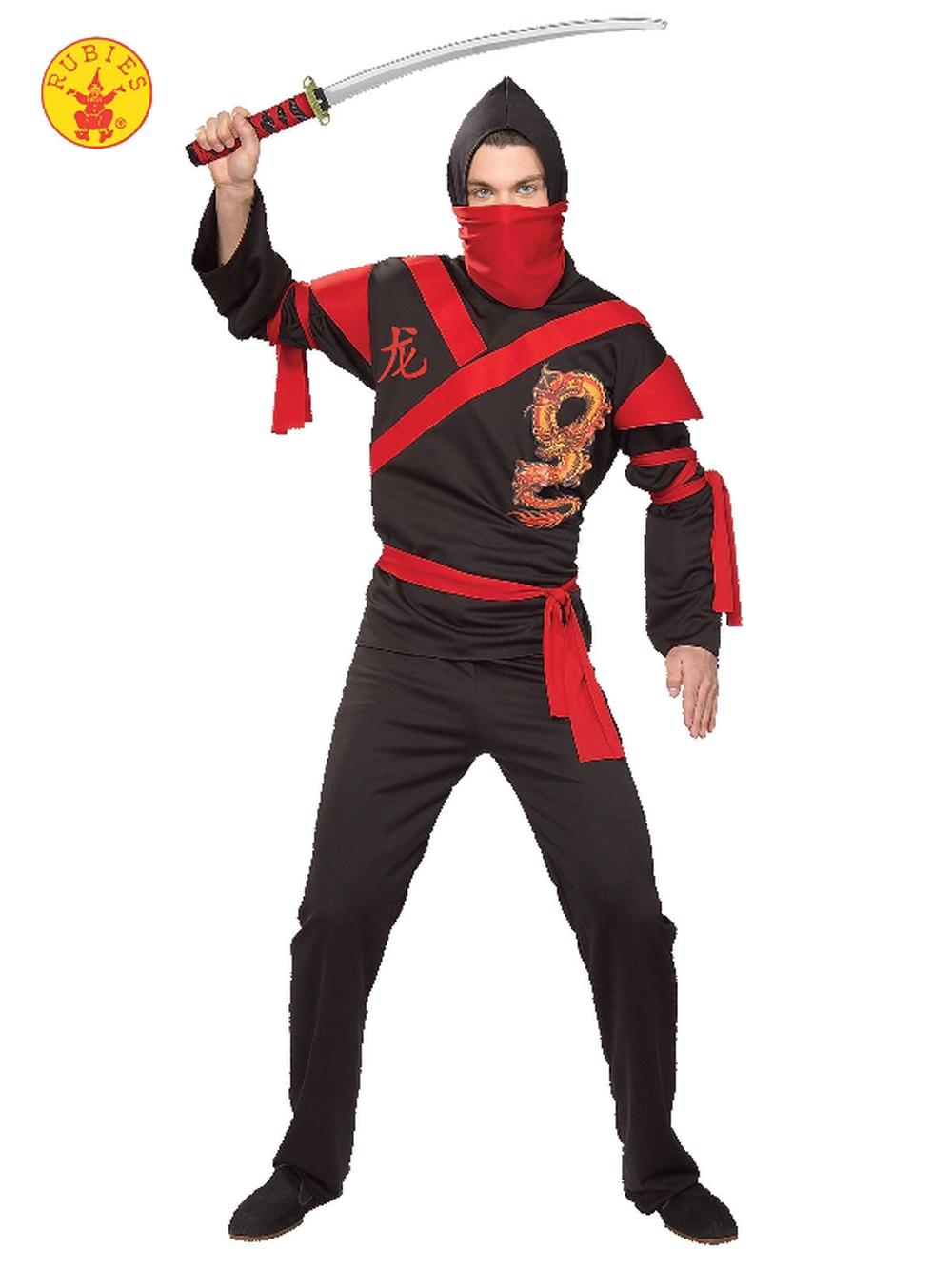 Rubies Dragon Ninja Warrior Costume - Mens-Standard | Buy online at The ...
