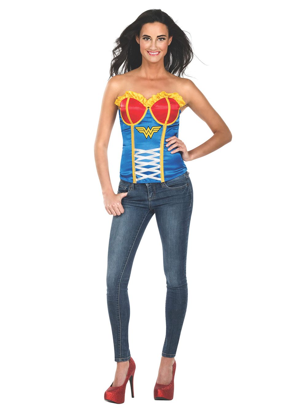 Rubies Wonder Woman Adult Corset - Small | Buy online at The Nile