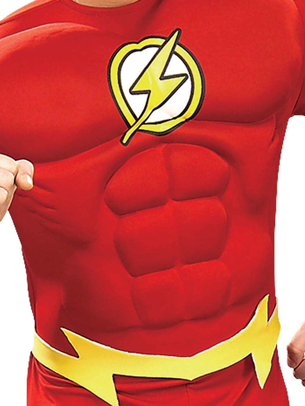 Rubies Justice League The Flash Muscle Halloween Costume - Adult | Buy ...