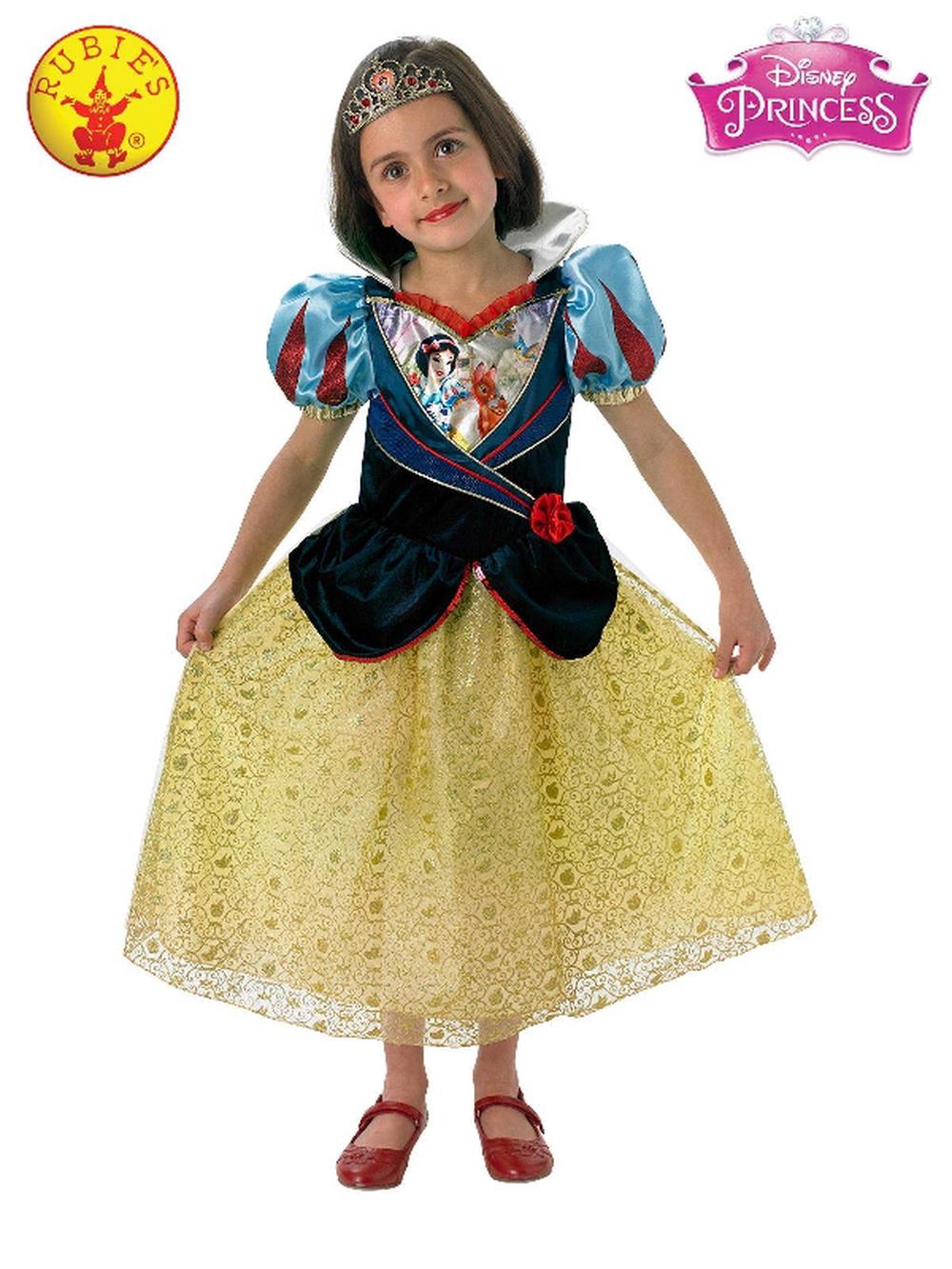 Rubies Snow White Shimmer Deluxe Costume - 7-8 Years | Buy online at The Nile