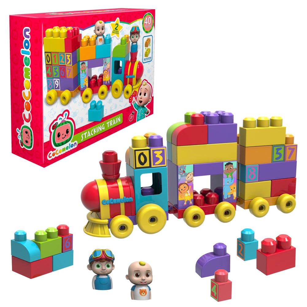 Cocomelon Stacking Train Building Block Set | Buy online at The Nile