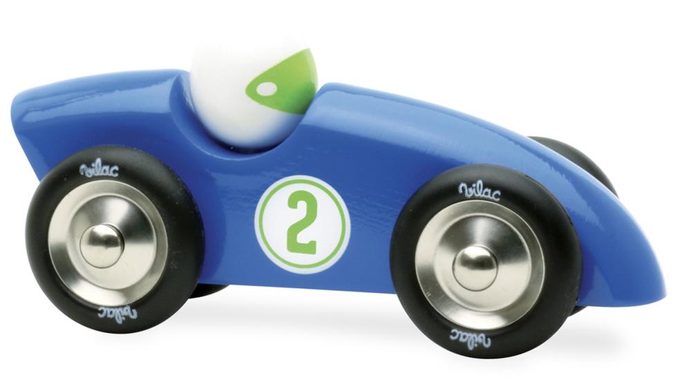 Vilac Competition Toy Car (Blue) - Large | Buy online at The Nile