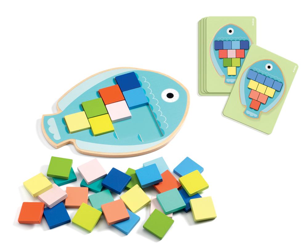 Djeco Mosa Color Mosaic Fish | Buy online at The Nile