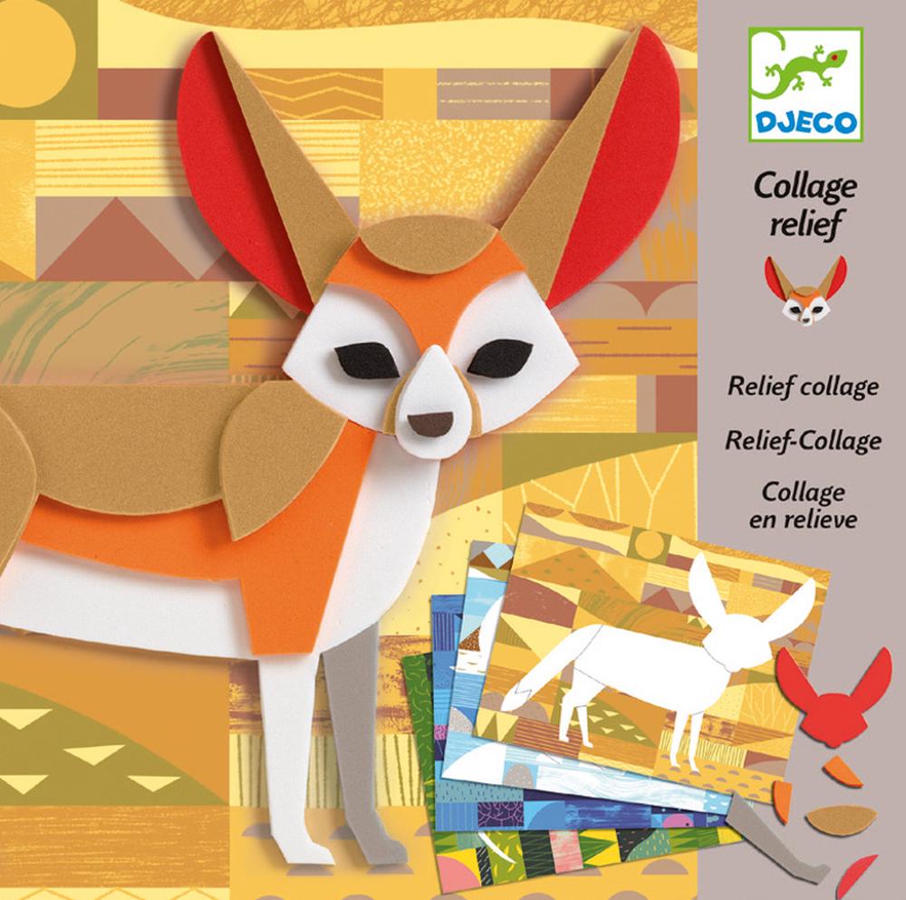 Djeco Into the Wild Relief Collage | Buy online at The Nile