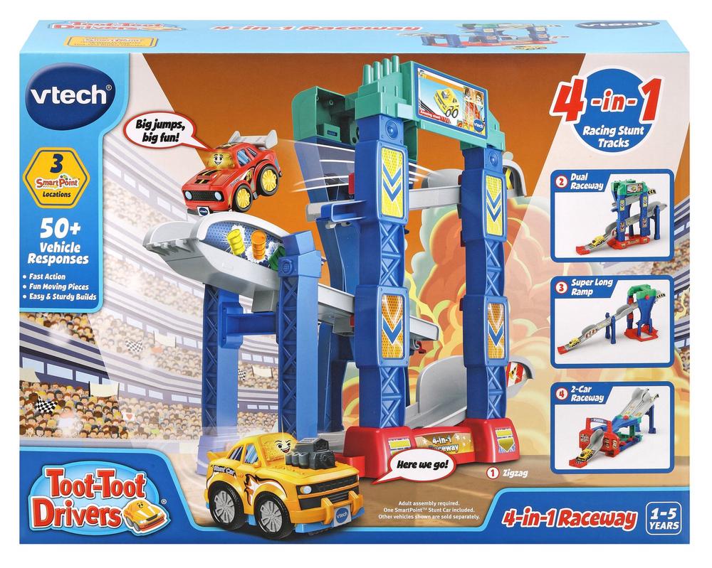 VTech Toys Toot-Toot Drivers 4-in-1 Raceway | Buy online at The Nile