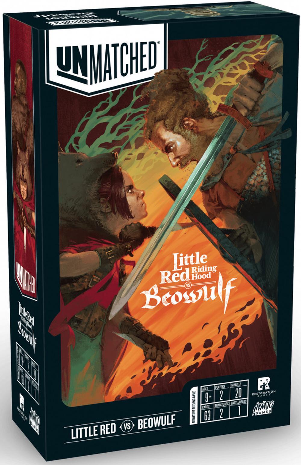 Iello Unmatched Little Red Riding Hood vs Beowulf Miniature Game | Buy ...