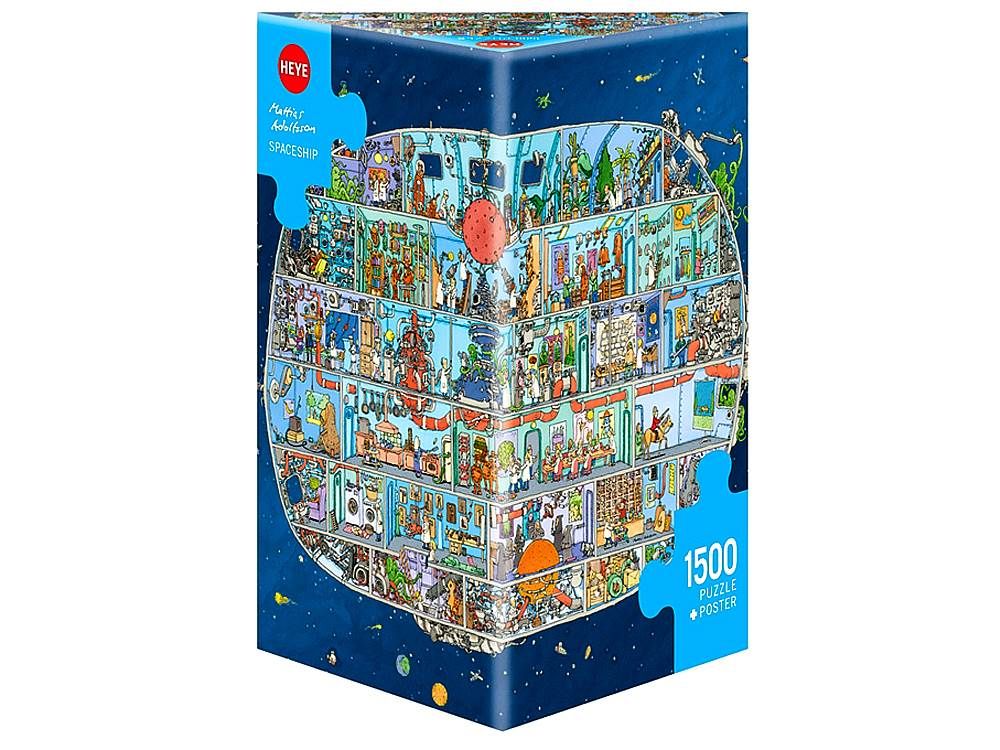 Heye Adolfsson Spaceship Jigsaw Puzzle, 1500 Piece | Buy online at The Nile