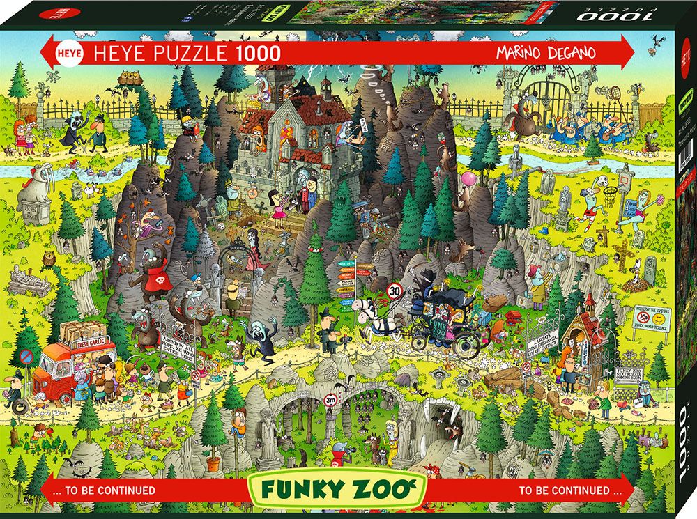 Heye Funky Zoo, Transylvan. Habitat Jigsaw Puzzle, 1000 Piece | Buy ...