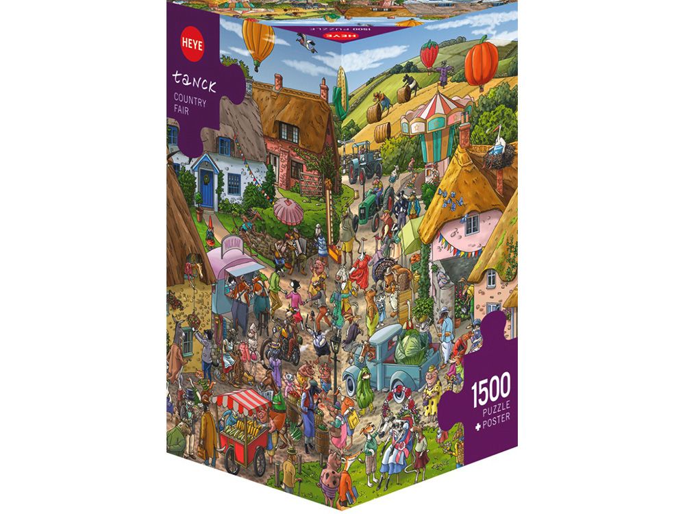 Heye Tanck, Country Fair Jigsaw Puzzle, 1500 Piece | Buy online at The Nile